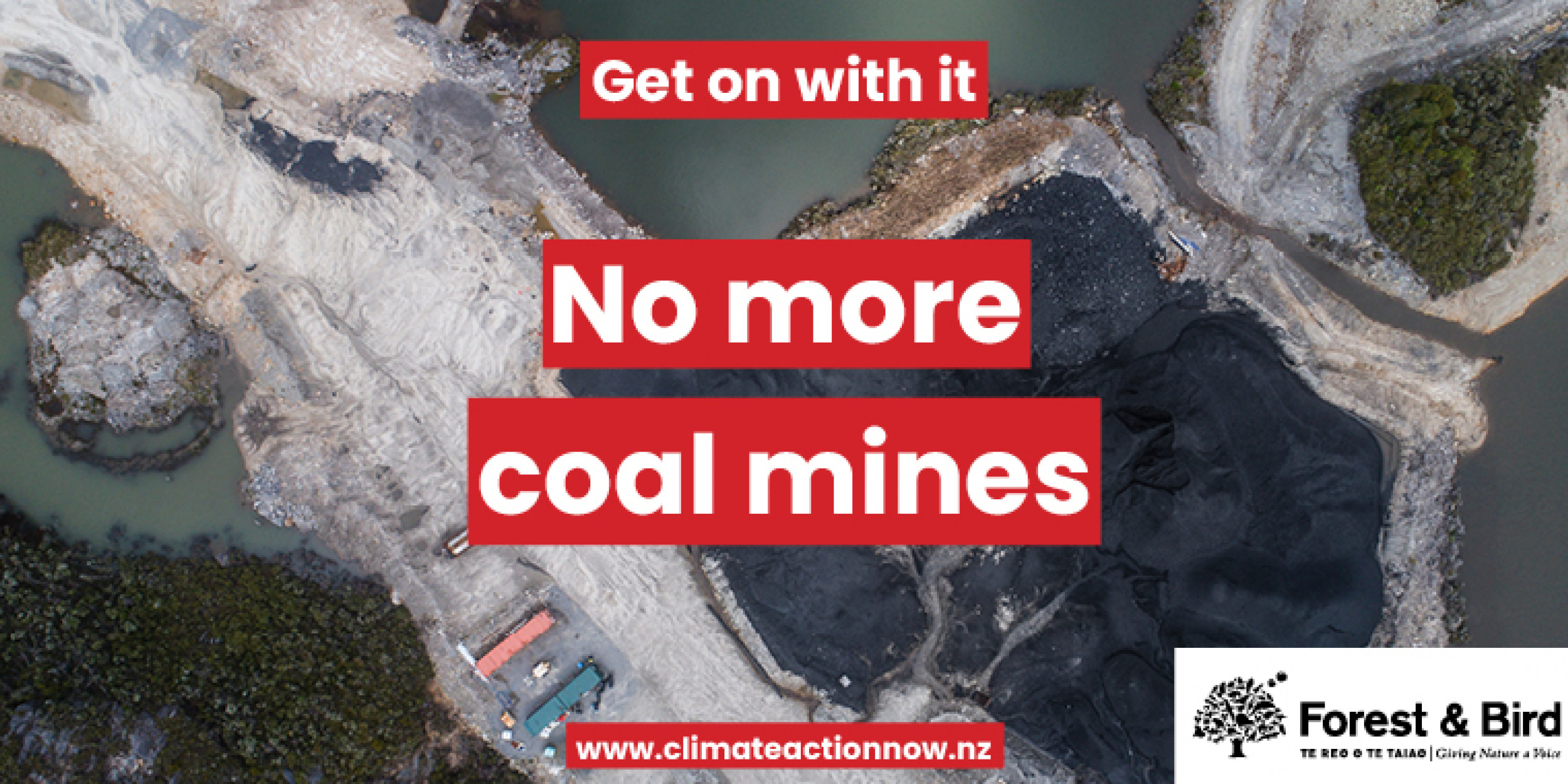 Billboards reveal Government's ongoing climate failures | Forest and Bird